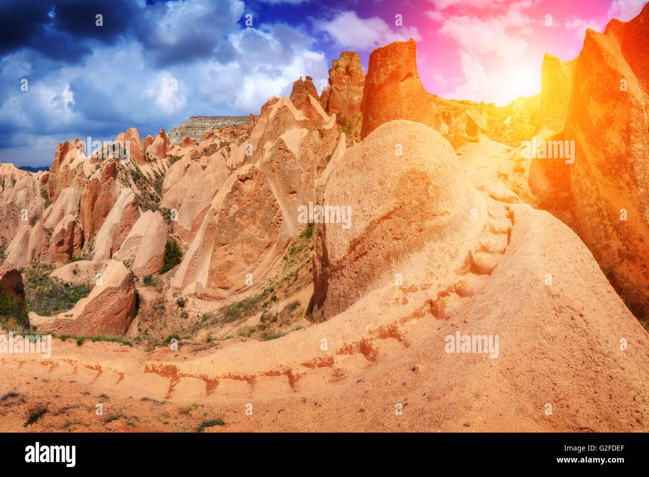 Beautiful view rose valley in hi-res stock photography and images - Alamy