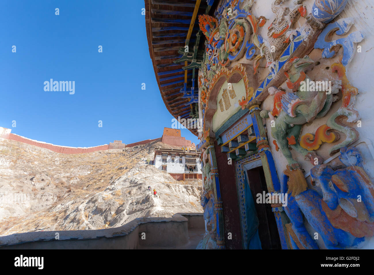 Kumbum Stupa, Phalkor Monastery - Gyantse Tibet Stock Photo - Alamy