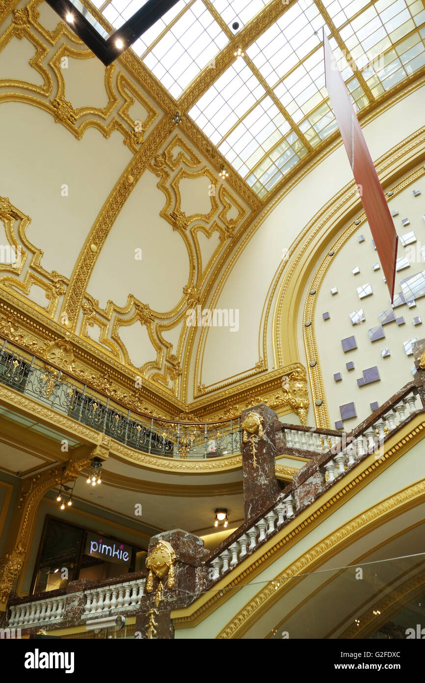 Stadsfeestzaal famous Antwerp shopping mall, Meir Antwerp Belgium Stock ...
