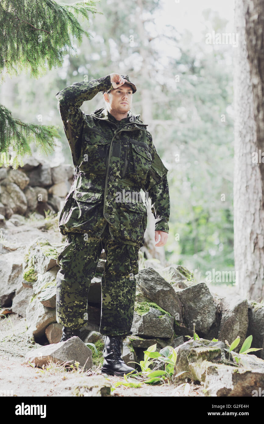 Warrior forest hi-res stock photography and images - Alamy