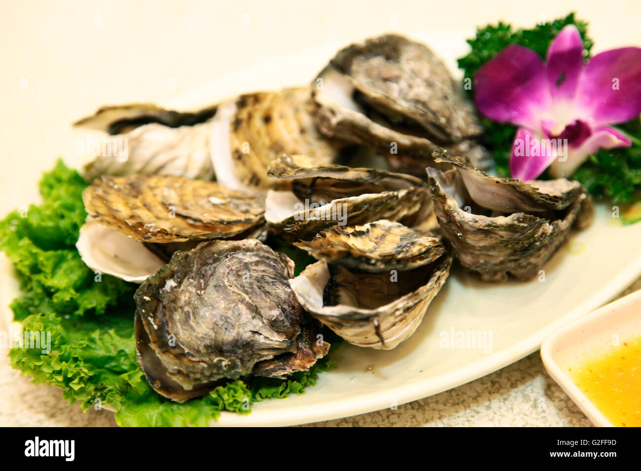 Kenting Street night market Kenting street oyster seafood Stock Photo ...
