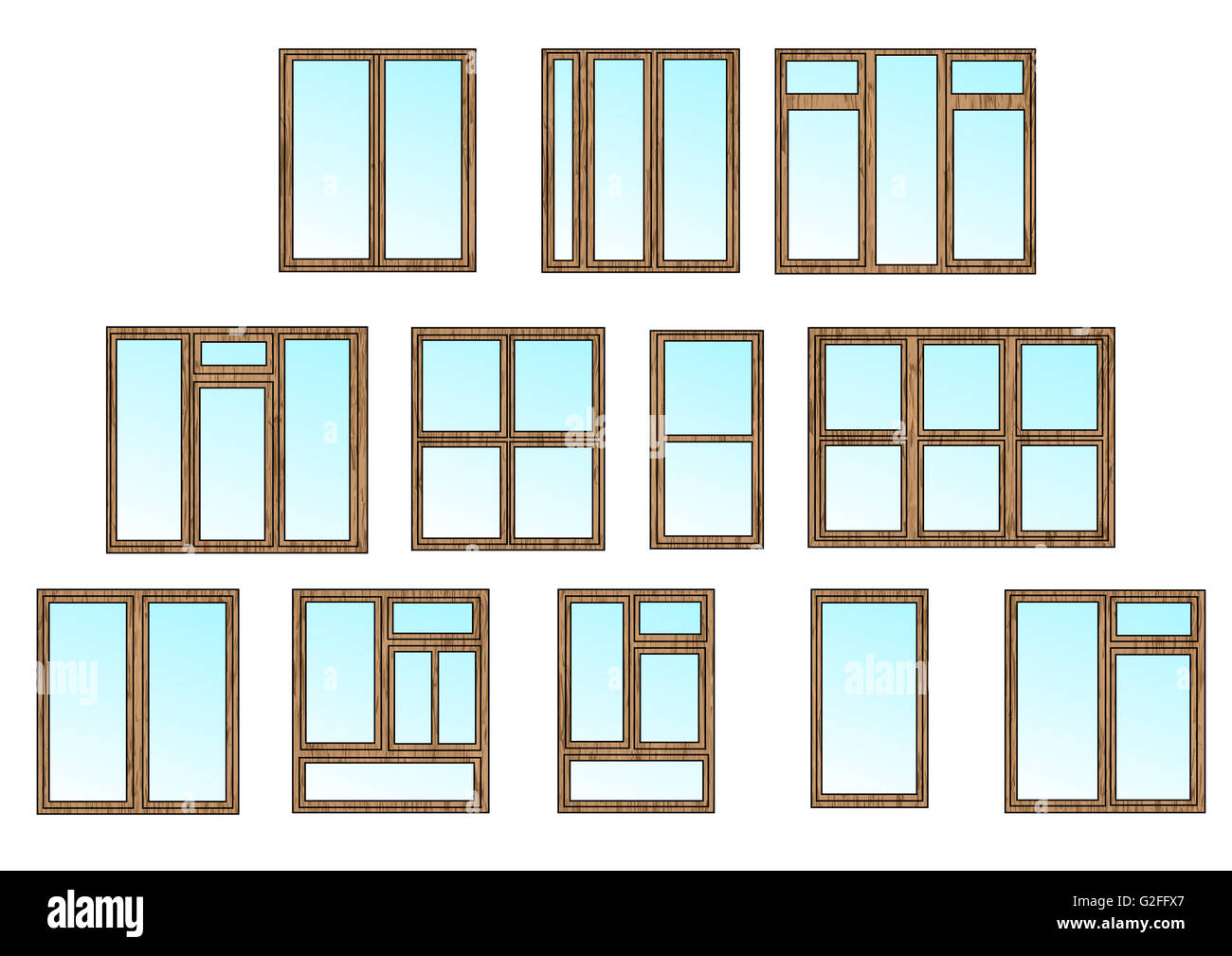 Rustic cottage window Cut Out Stock Images & Pictures - Alamy