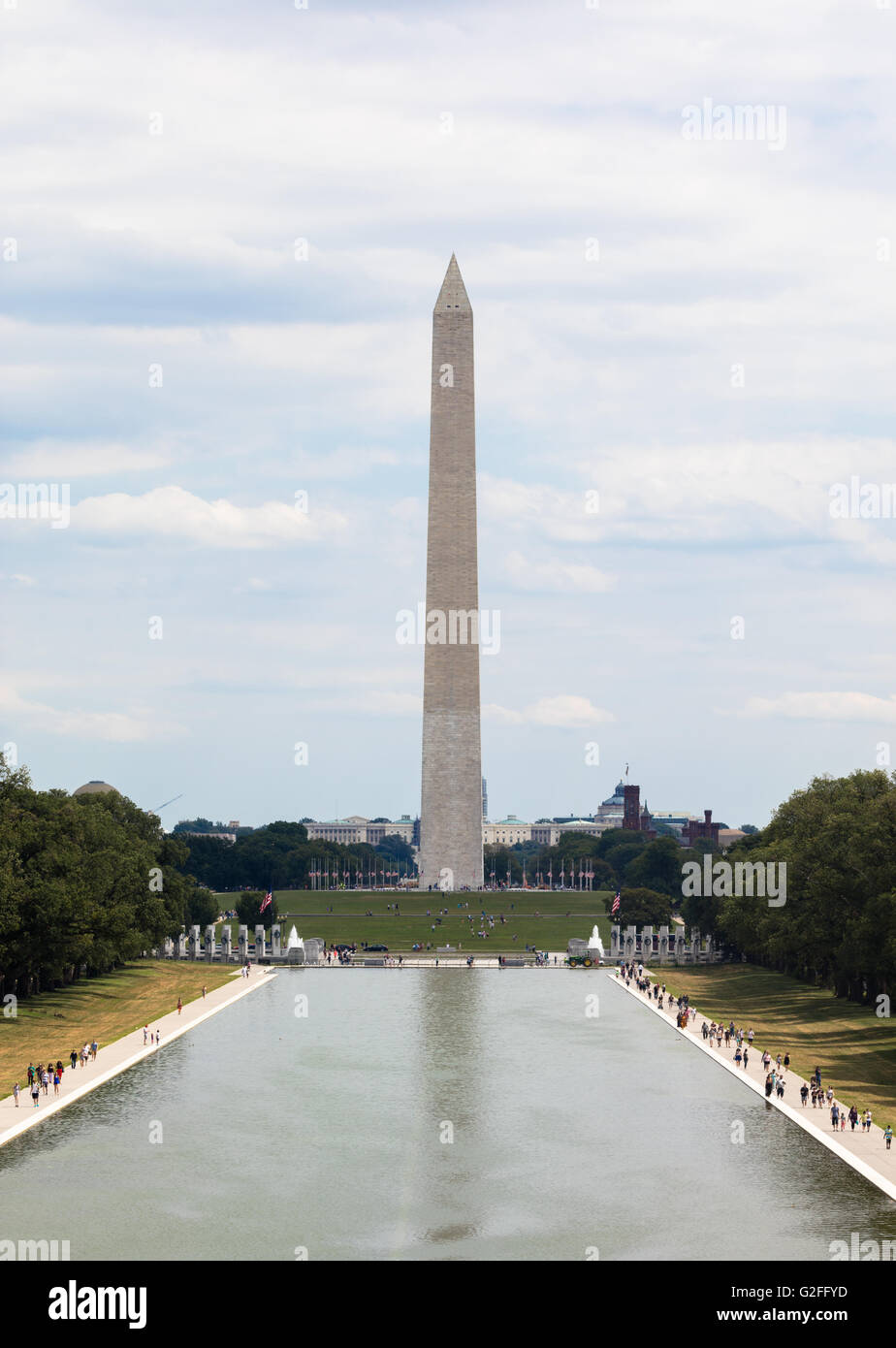 washington DC, view of the famous obelisk Stock Photo - Alamy