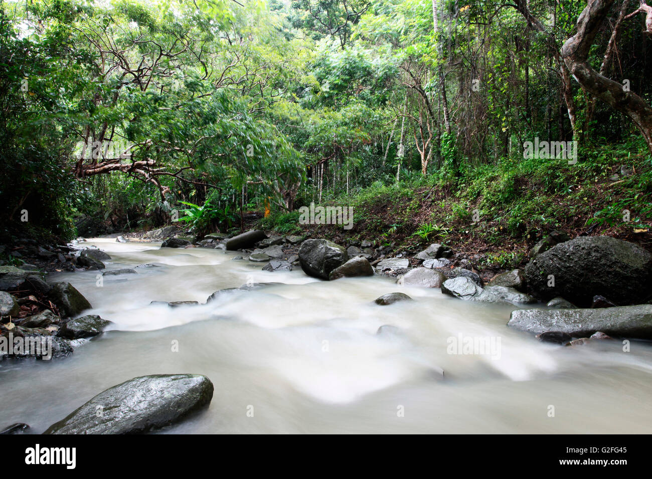 Lan Ren Xi Waterfalls Stock Photo - Alamy
