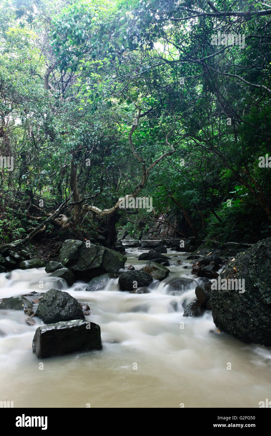 Lan Ren Xi Waterfalls Stock Photo - Alamy