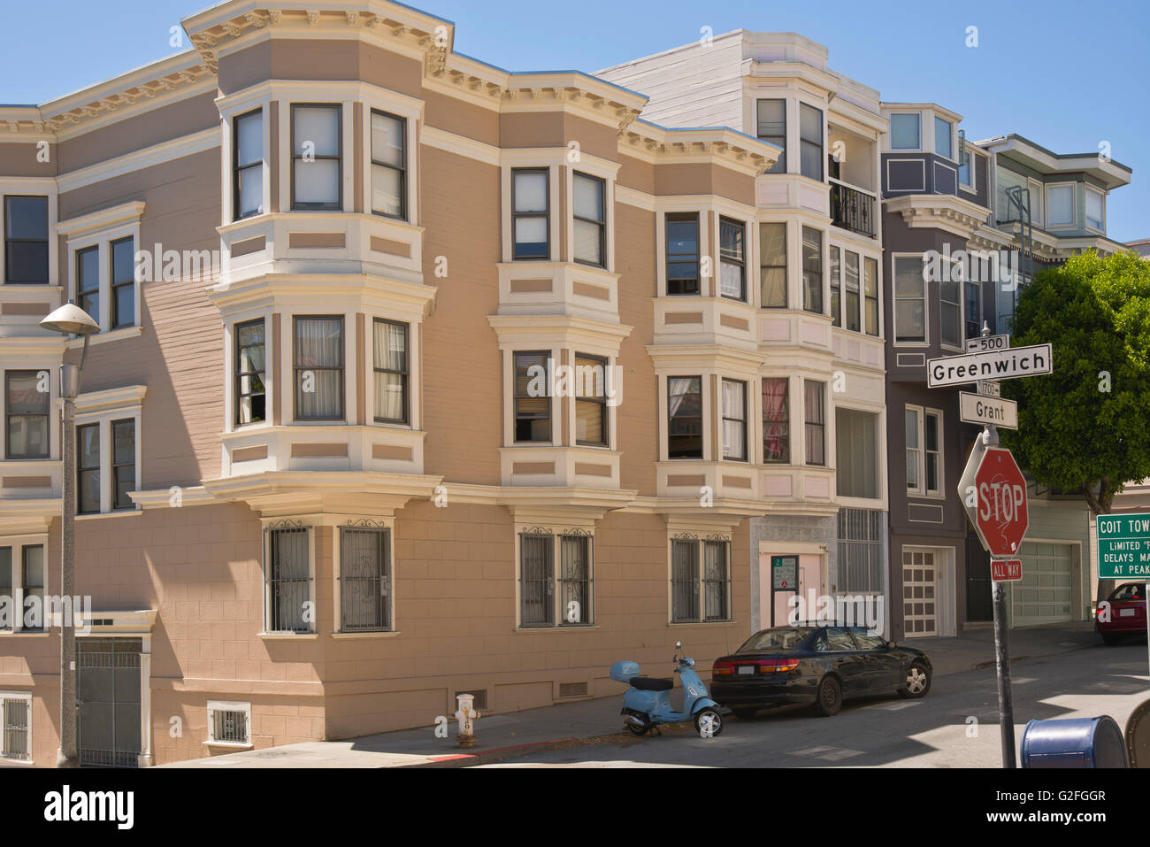 Coit tower windows hi-res stock photography and images - Alamy