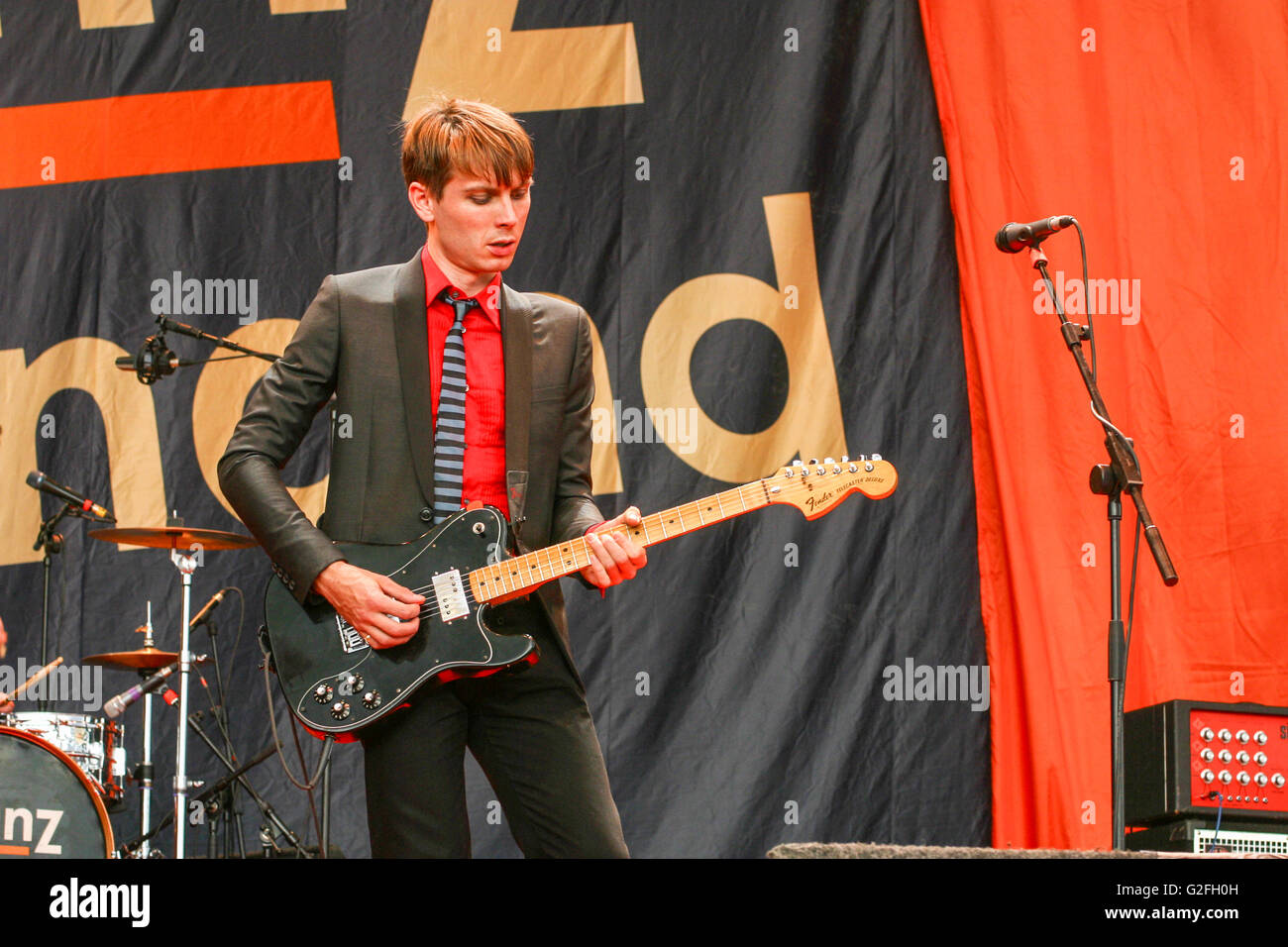 Franz Ferdinand performing at the Reading Festival 2004, Reading ...