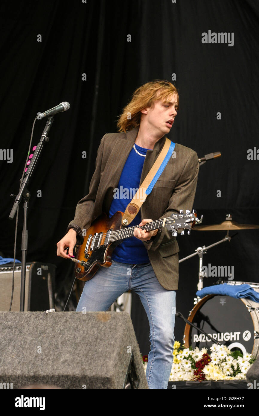 Razorlight performing at the Reading Festival 2004, Reading, England ...