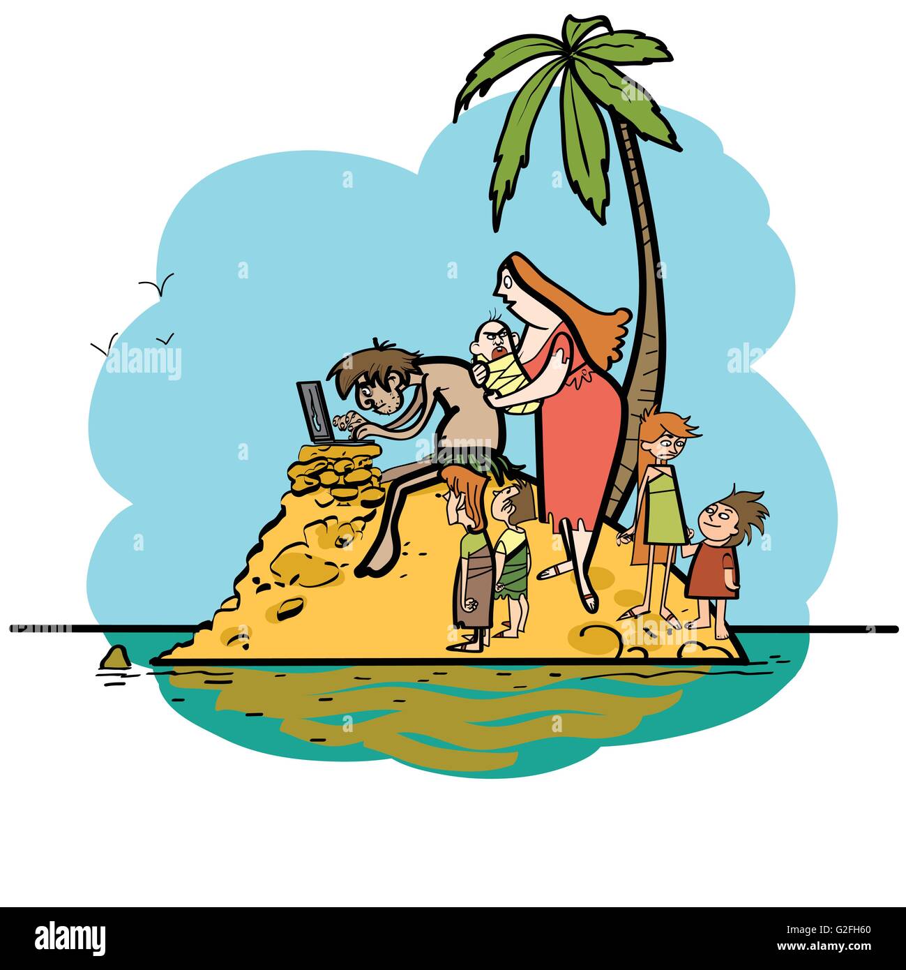 Island of son Stock Vector Images - Alamy