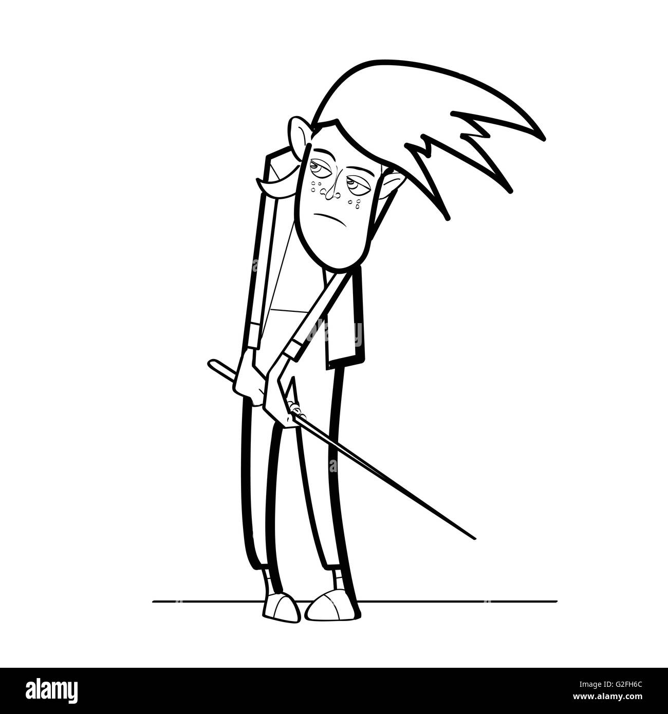 Guilty boy illustration Stock Vector Image & Art - Alamy