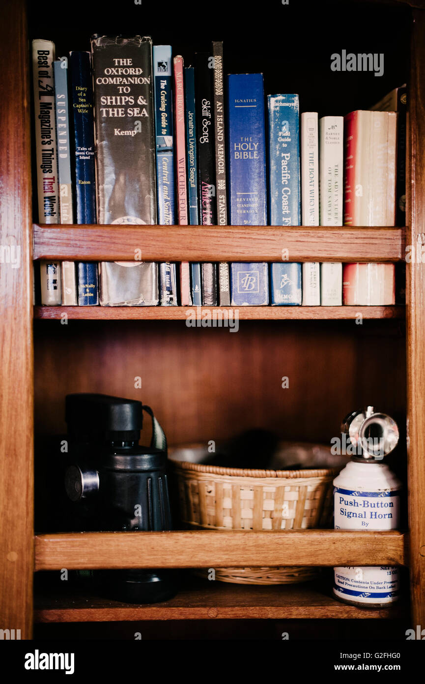 Books on Shelf Stock Photo - Alamy