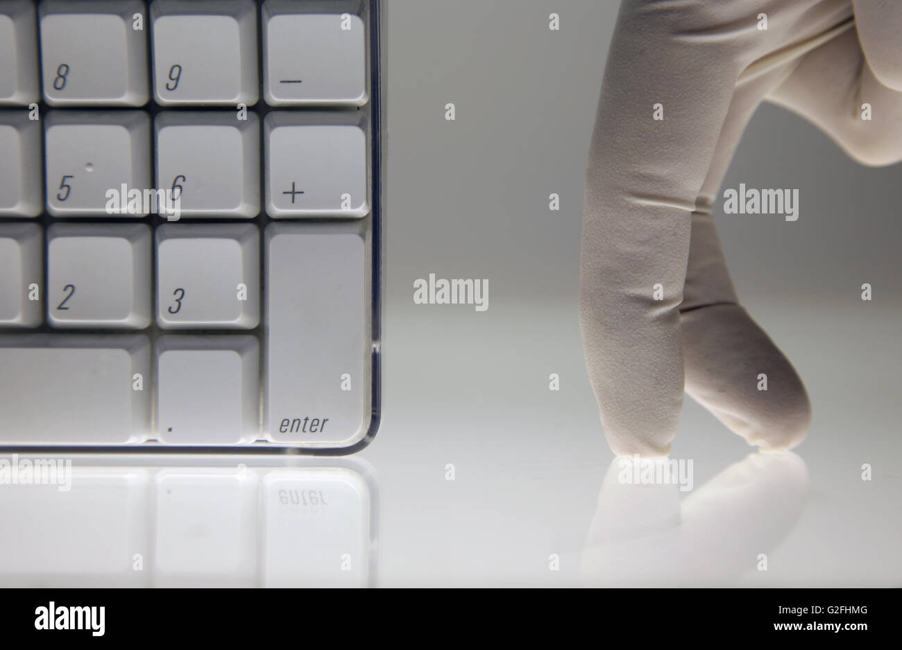 Fingers and Keyboard Stock Photo - Alamy