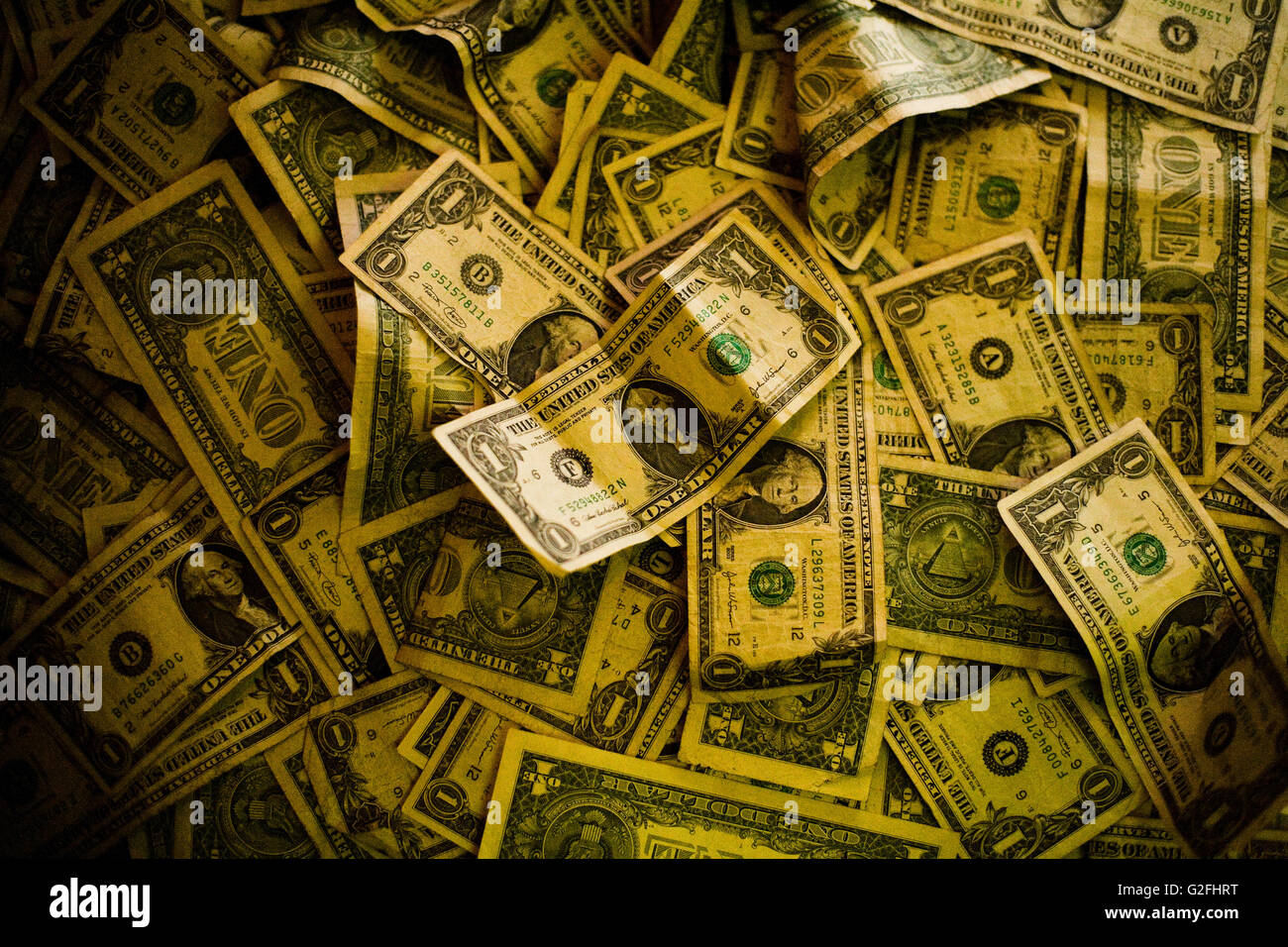 Pile of Dollar Bills Stock Photo - Alamy