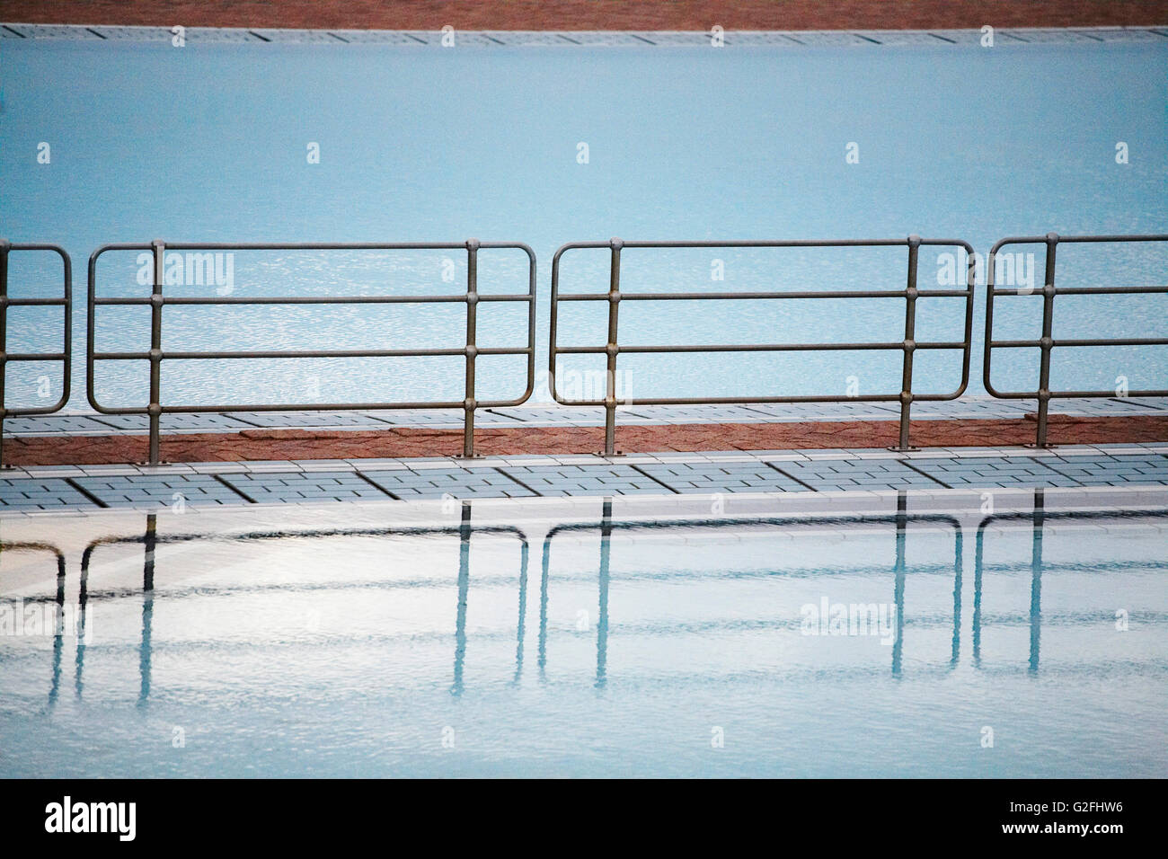 Swimming pool guard rail hi-res stock photography and images - Alamy