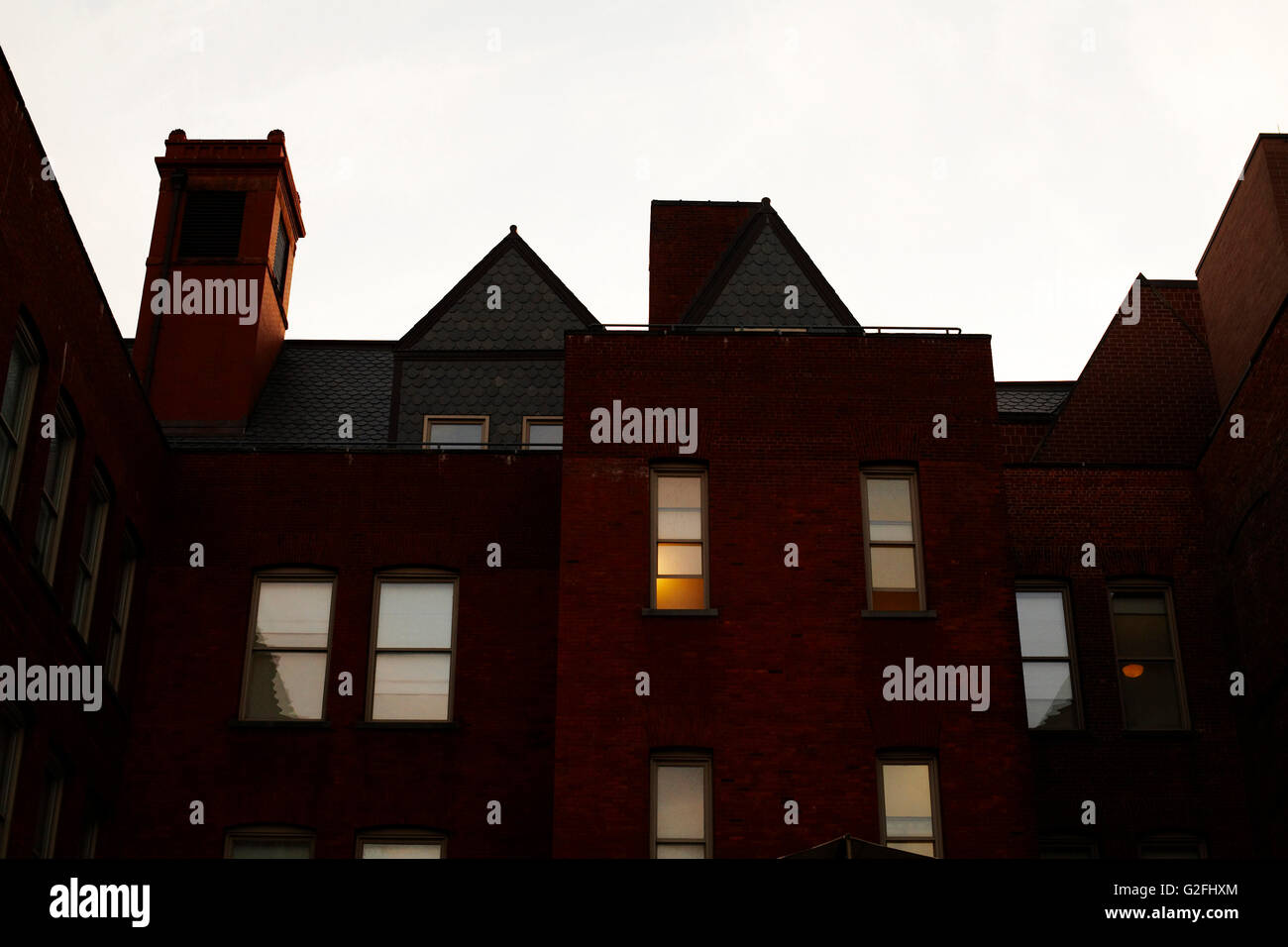 Red Brick Building Stock Photo - Alamy