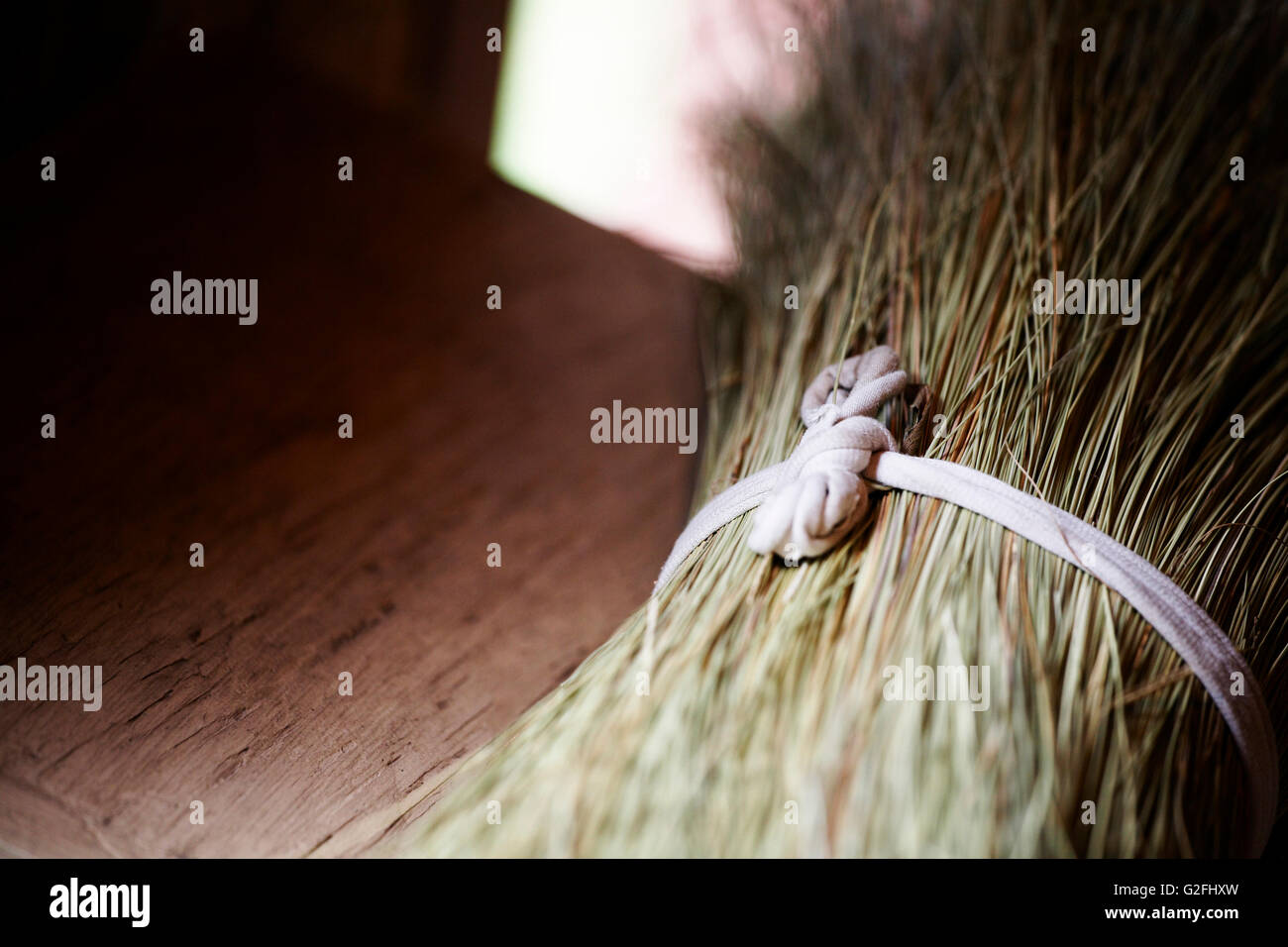 Bundle of Straw Stock Photo - Alamy