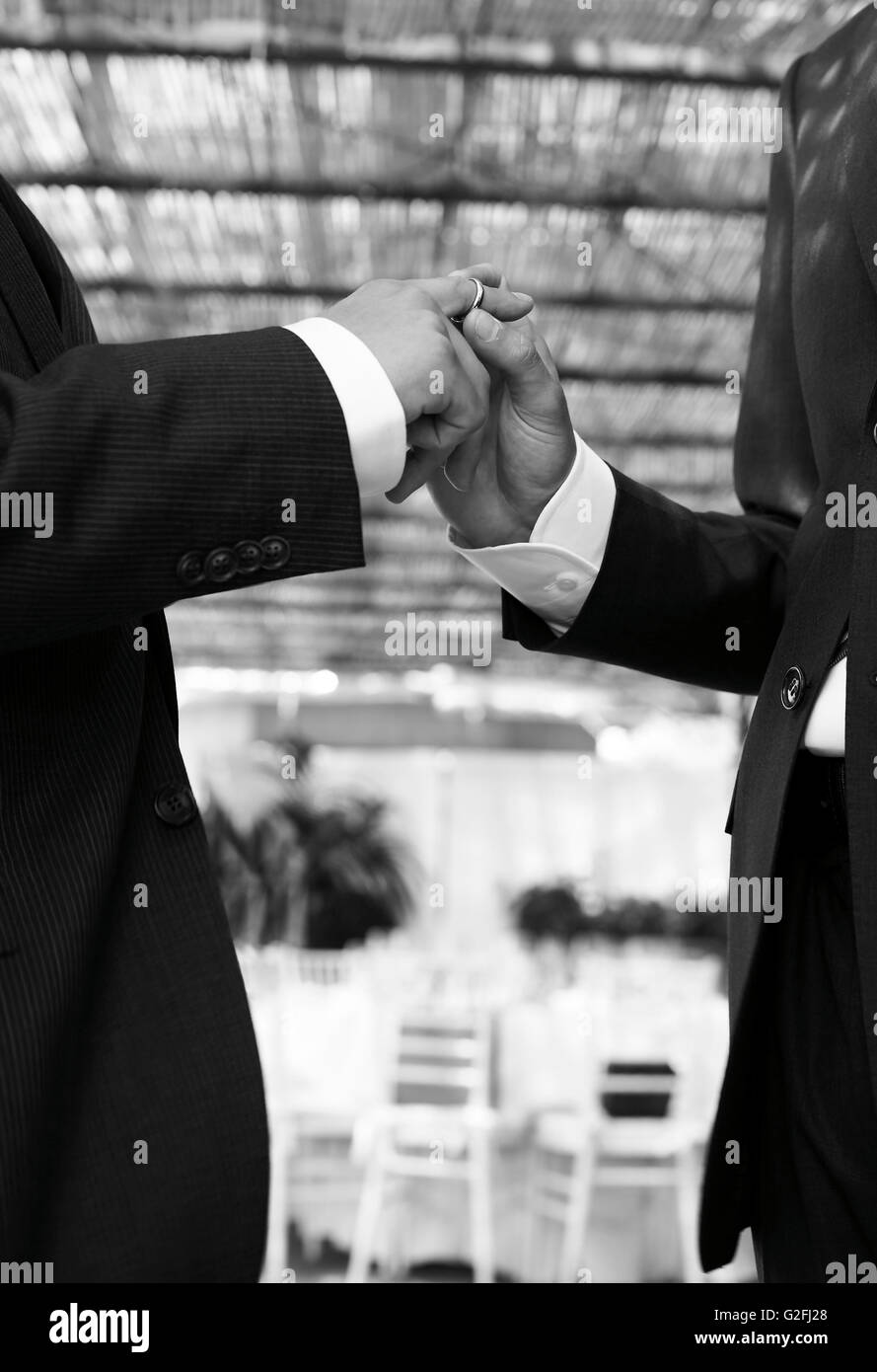 Two Men Getting Married Stock Photo - Alamy