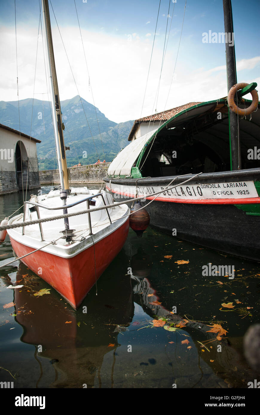 Boats lake como hi-res stock photography and images - Alamy