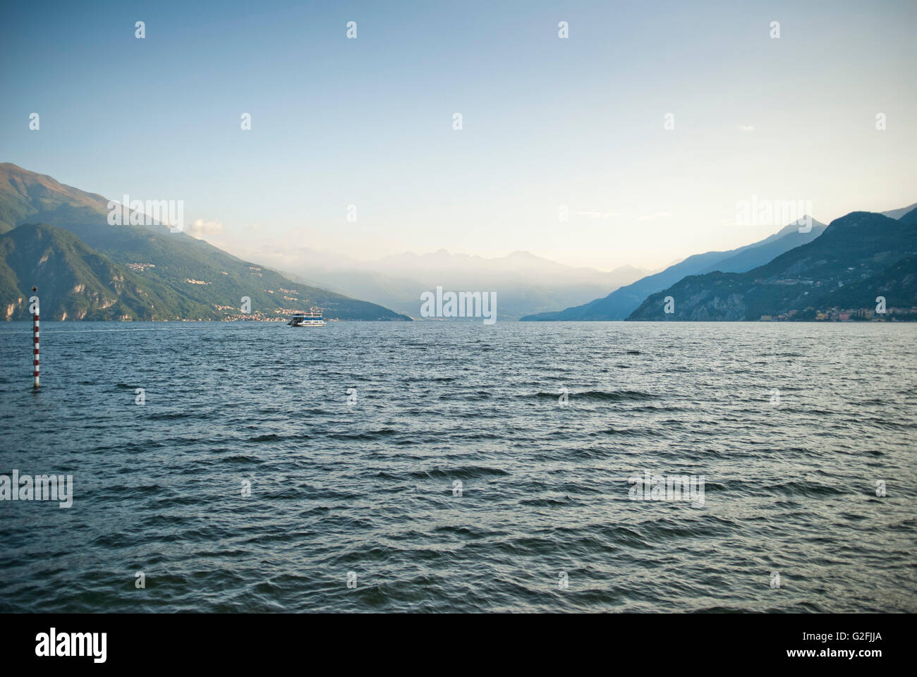 Ferry Crossing Lake Como, Italy Stock Photo - Alamy