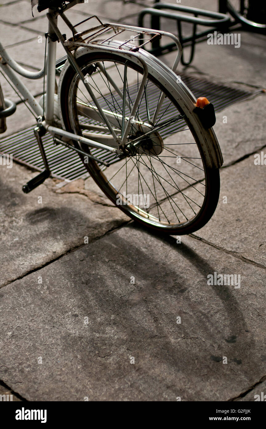 Bicycle shadow hi-res stock photography and images - Alamy