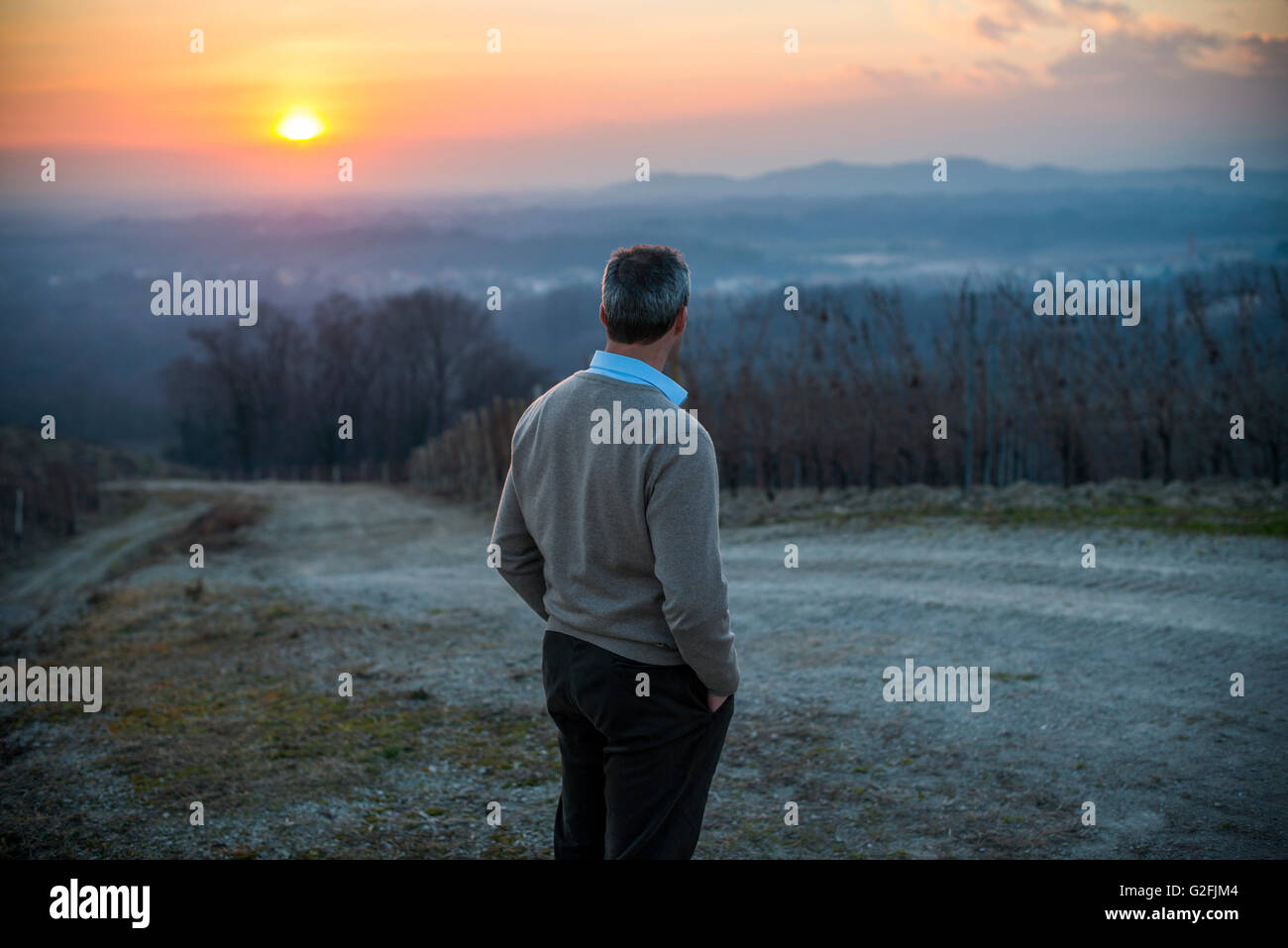 Man rear view hi-res stock photography and images - Alamy