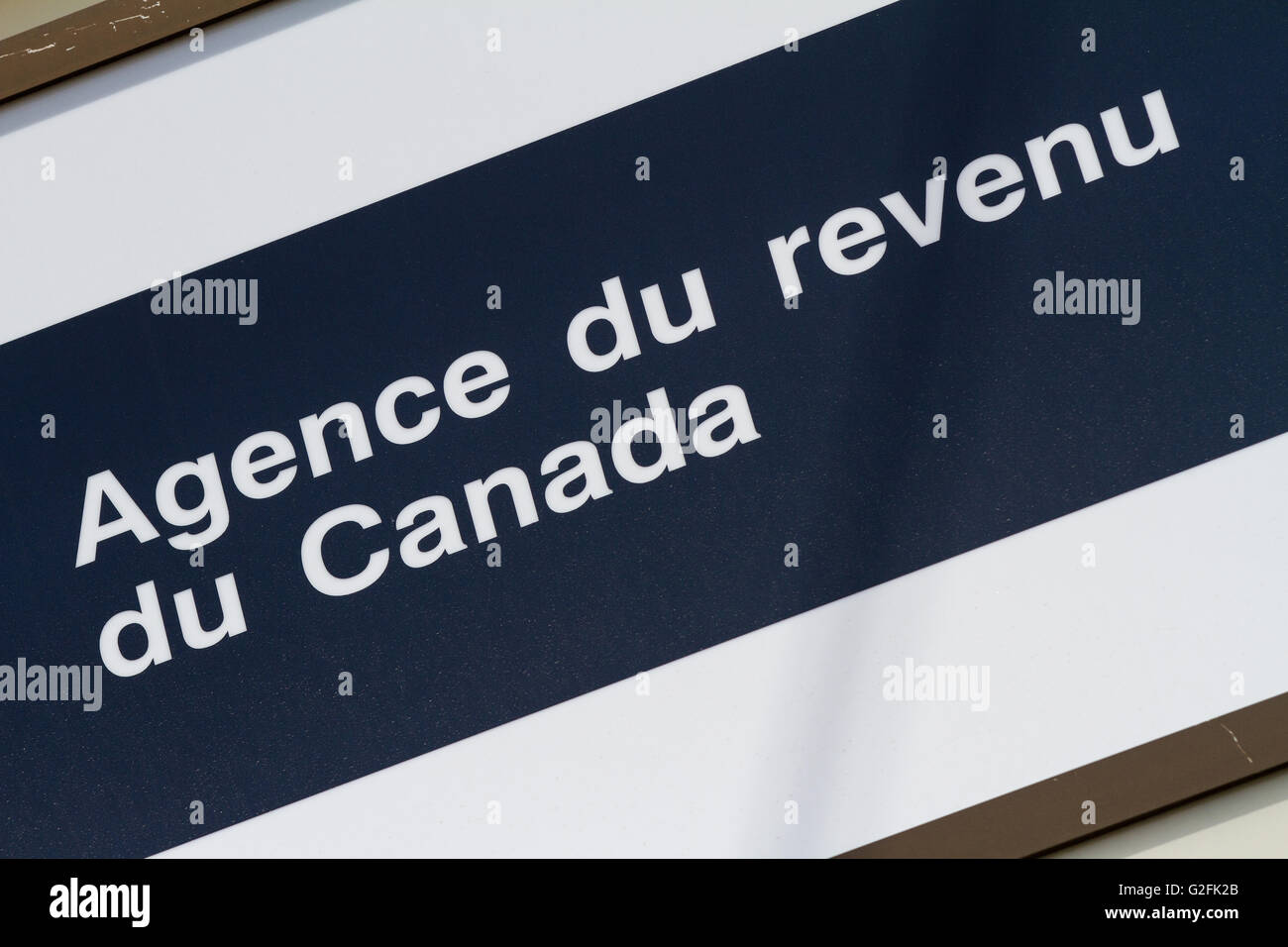 Canada revenue agency hi-res stock photography and images - Alamy