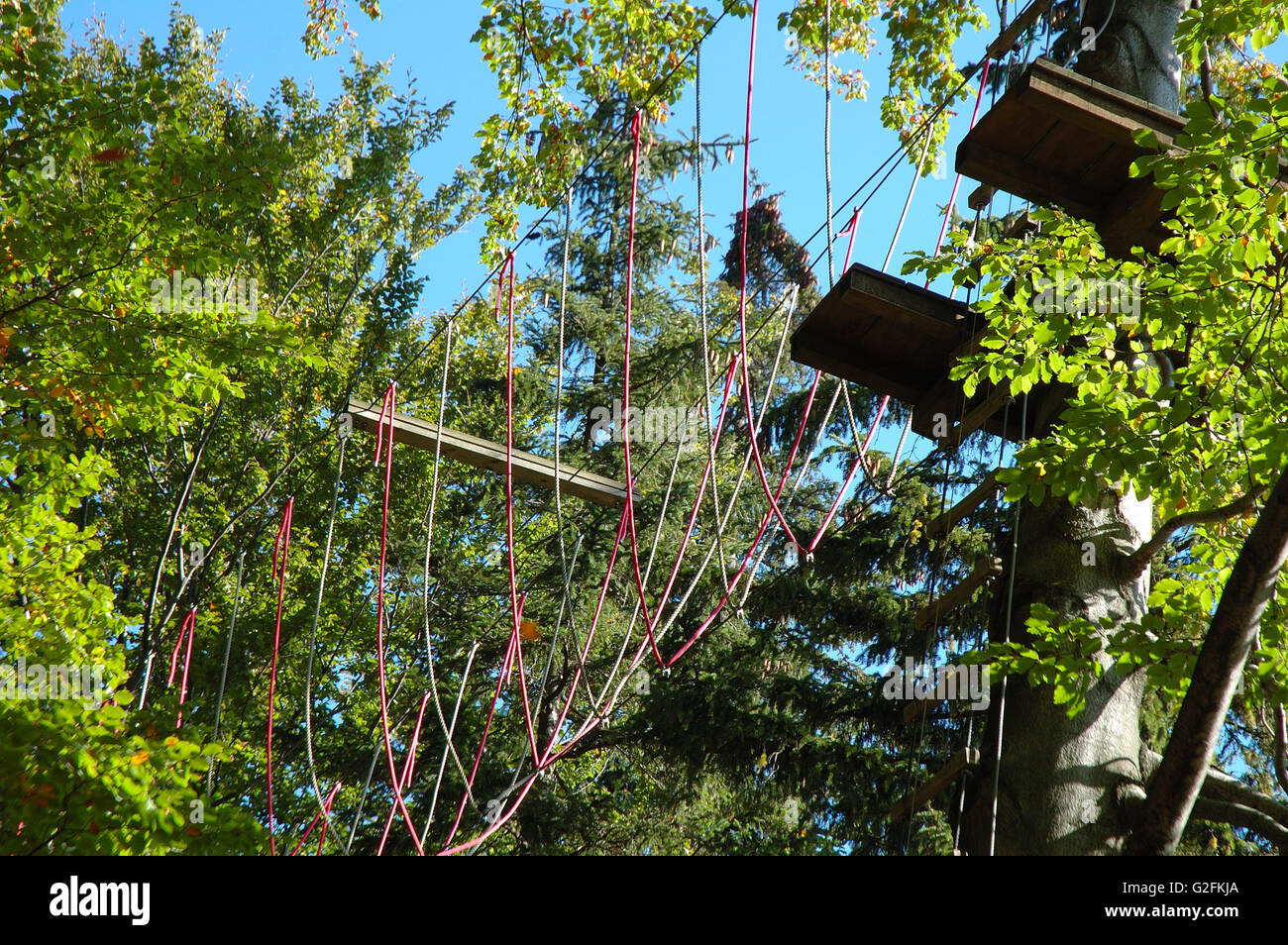 Wire rope bridge hi-res stock photography and images - Alamy