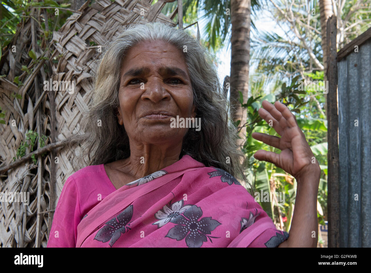 Tamil village women hi-res stock photography and images - Alamy