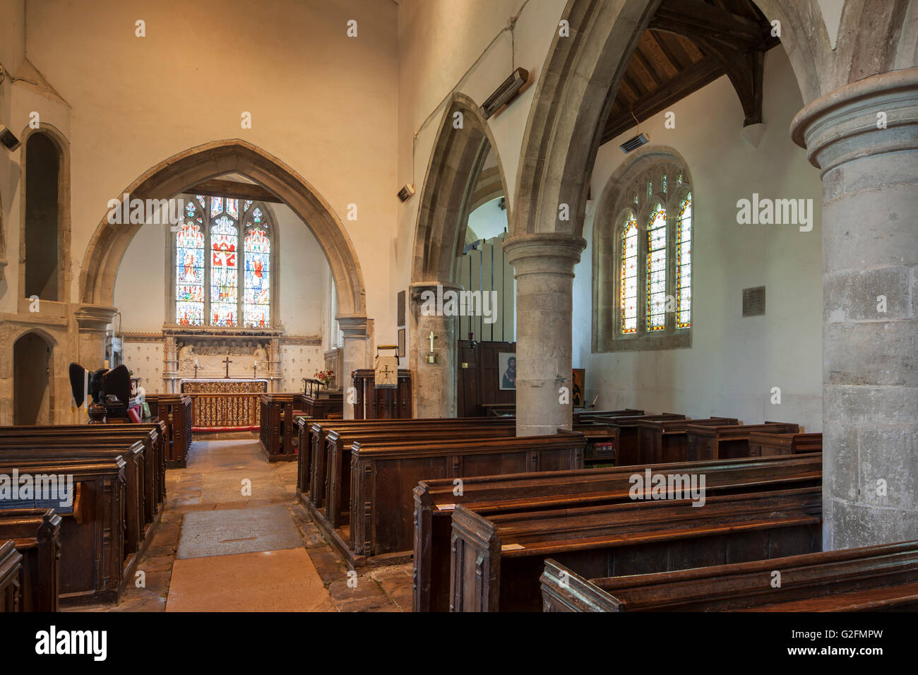 Saxon church interior hi-res stock photography and images - Alamy