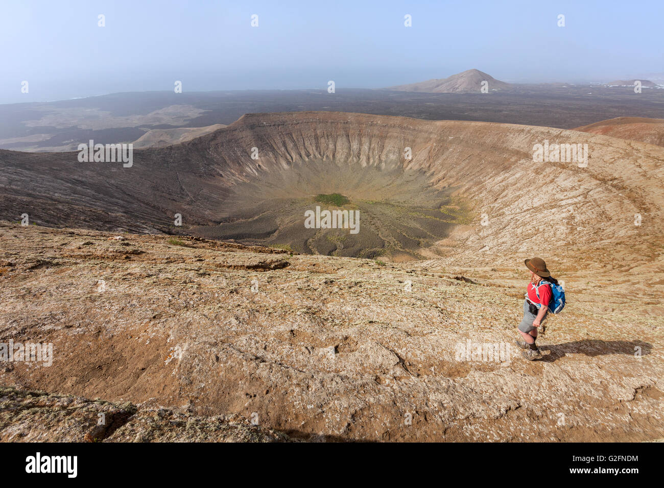 Caldera blanca volcano hi-res stock photography and images - Alamy