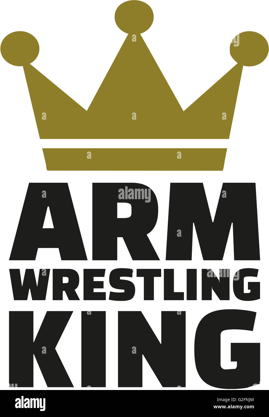 Arm wrestling king Stock Photo - Alamy