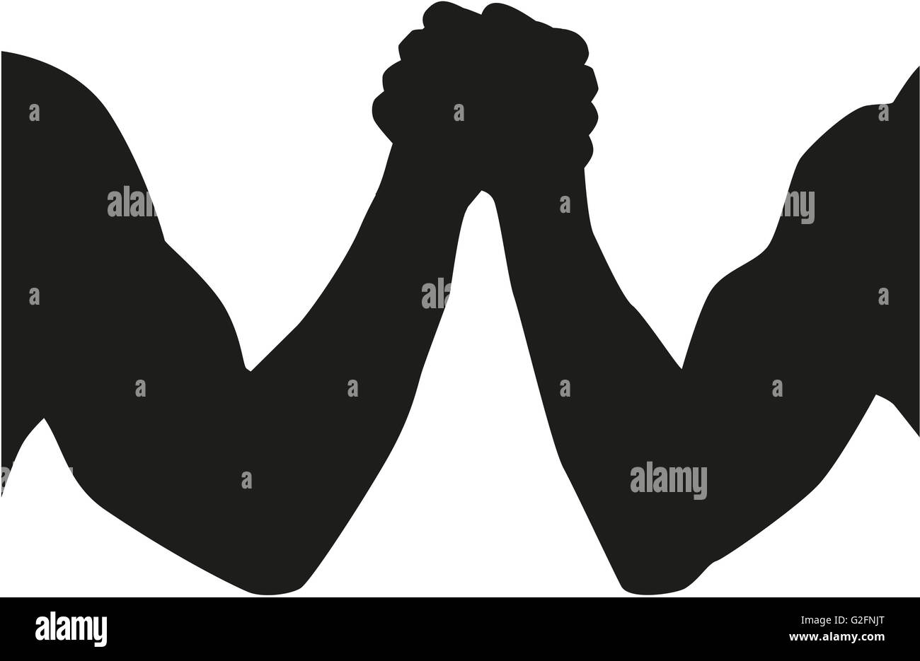 Two arms wrestling Stock Photo - Alamy