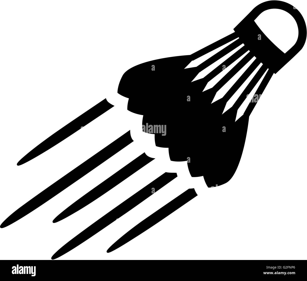 Badminton Shuttlecock Flight Stock Photo - Alamy