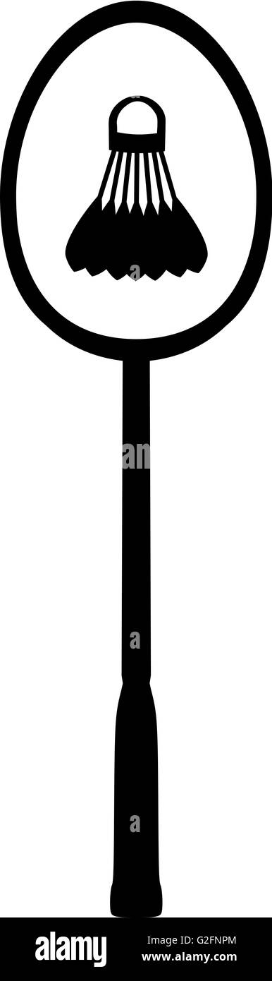 Badminton racket Black and White Stock Photos & Images - Alamy