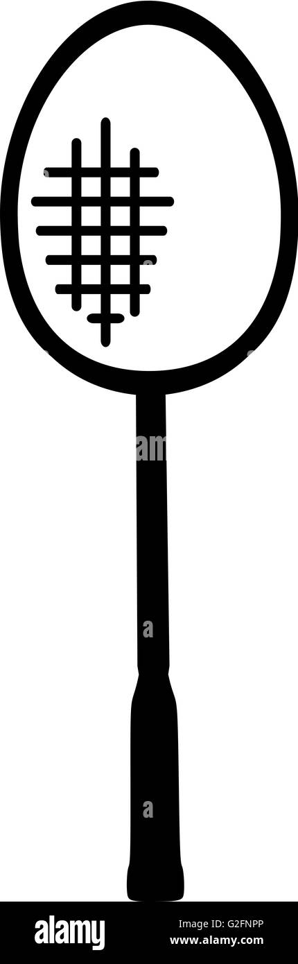 Badminton racket Black and White Stock Photos & Images - Alamy