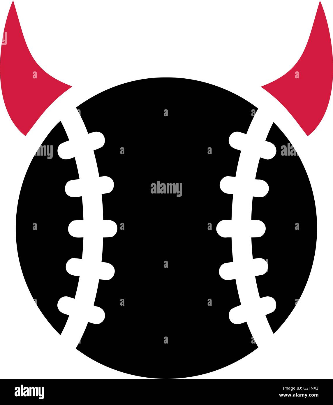 Baseball Devil Horns Stock Photo - Alamy