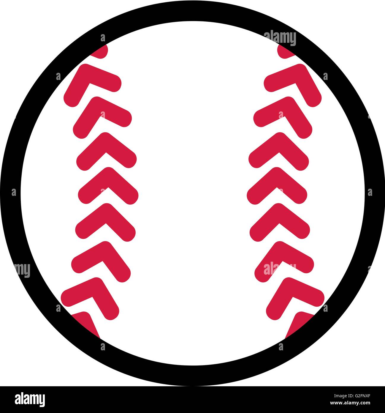 Baseball 2 Colors Pic Stock Photo - Alamy