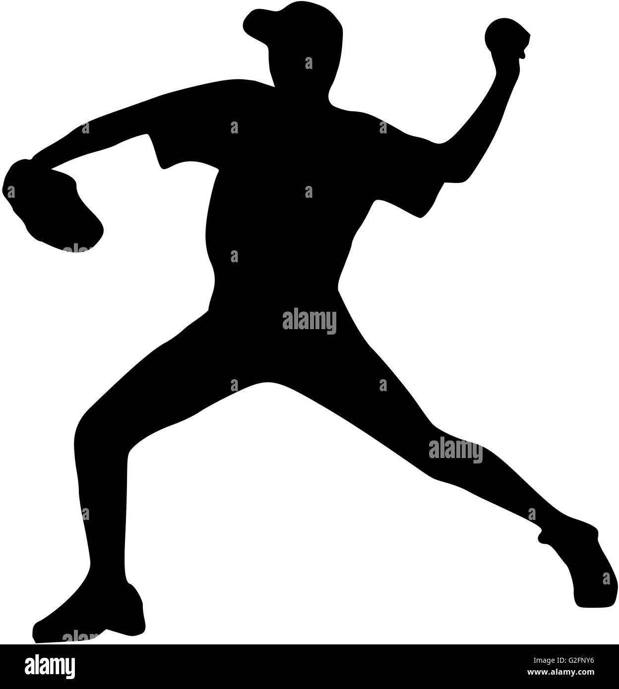 Baseball Player Pitcher Stock Photo - Alamy