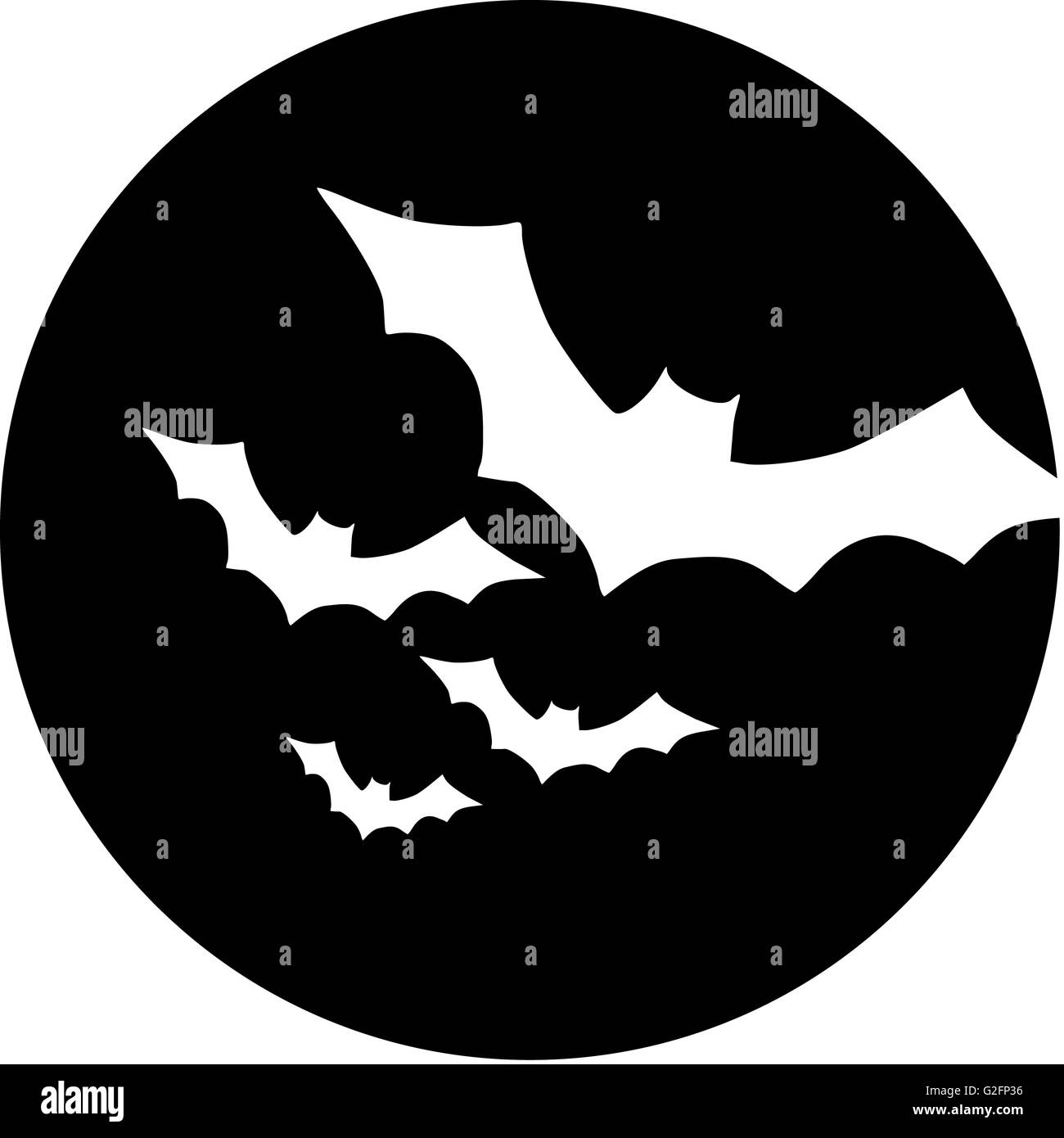 Vampire bats flying Black and White Stock Photos & Images - Alamy