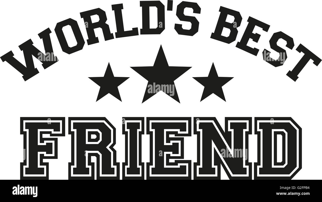 World's best friend text Stock Photo - Alamy