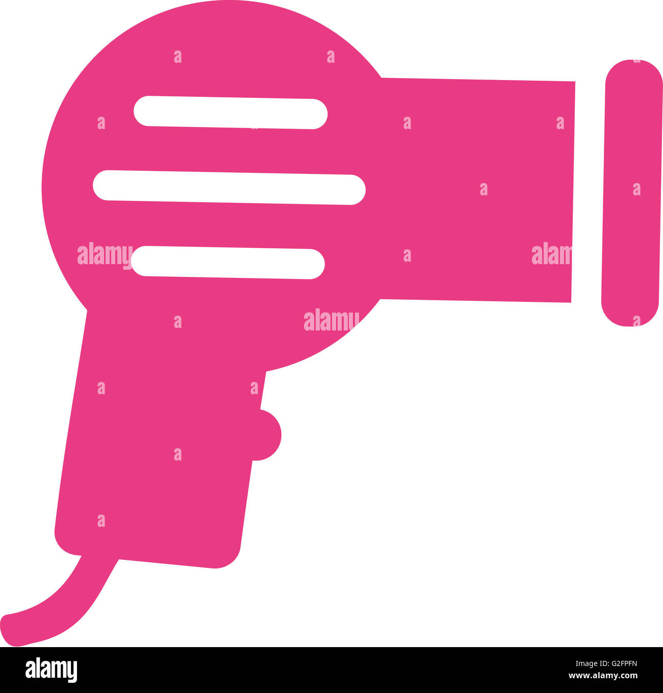 Pink hair blower Stock Photo - Alamy