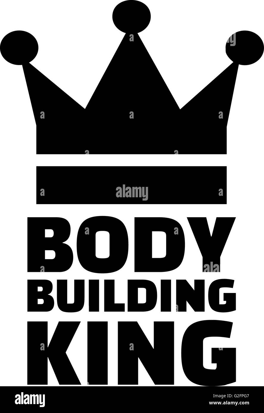 Body Building King Stock Photo - Alamy