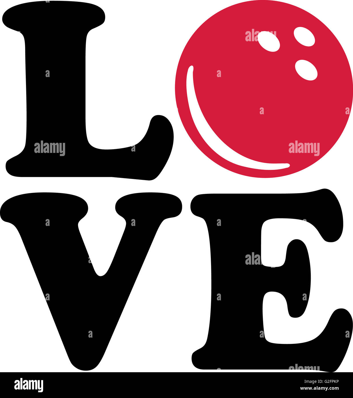 Love bowling ball hi-res stock photography and images - Alamy