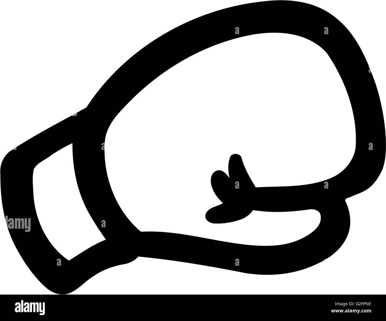 Boxing symbol Black and White Stock Photos & Images - Alamy