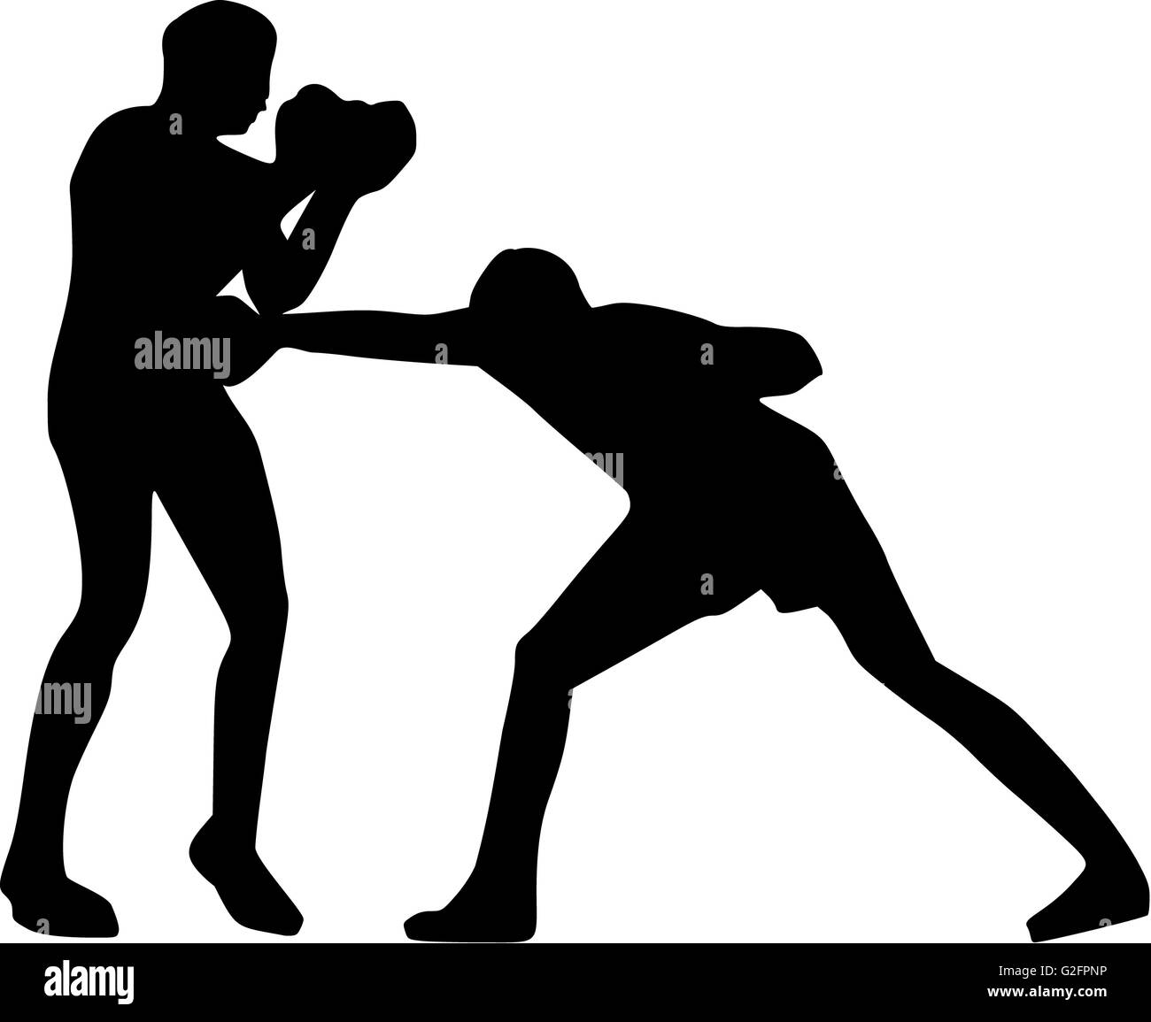Boxing symbol Black and White Stock Photos & Images - Alamy
