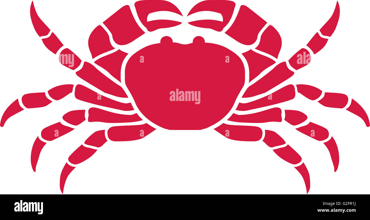Red cancer crab Stock Photo - Alamy