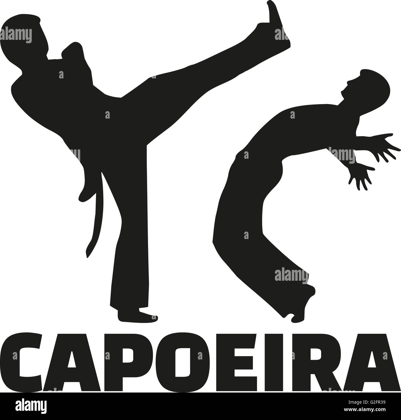 Capoeira icon hi-res stock photography and images - Alamy