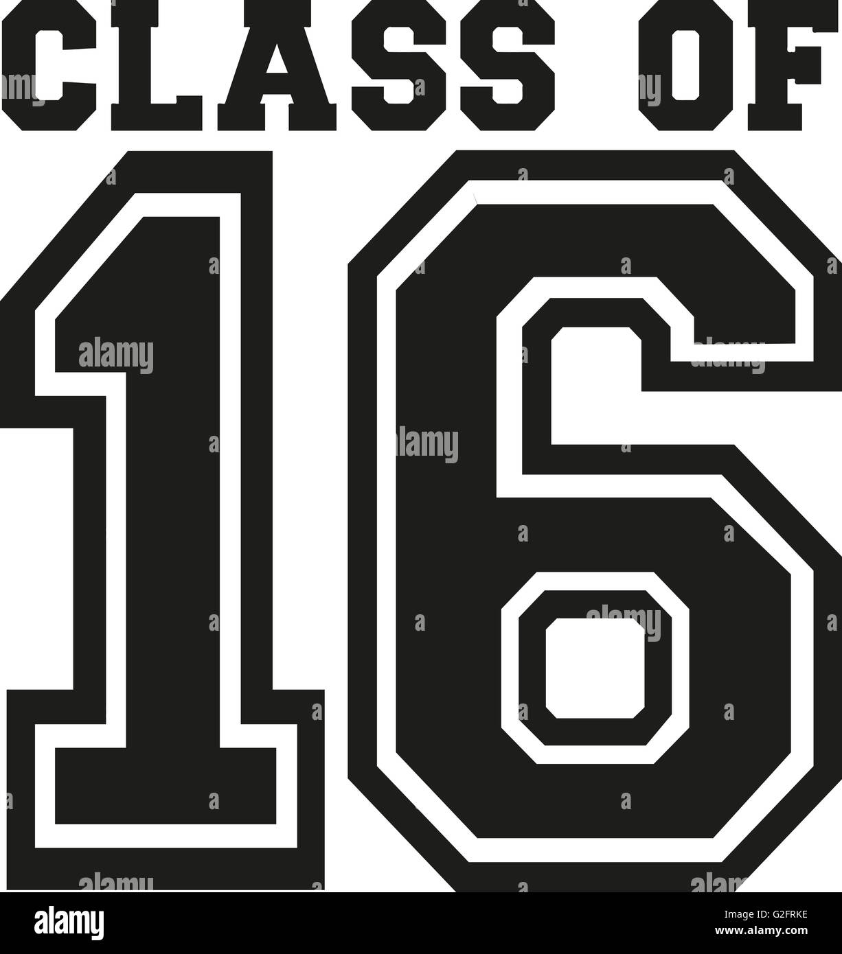 Class of 16 college Stock Photo - Alamy