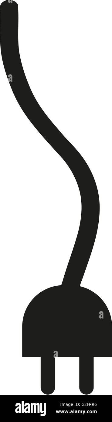 Plug hanging on a cable Stock Photo - Alamy