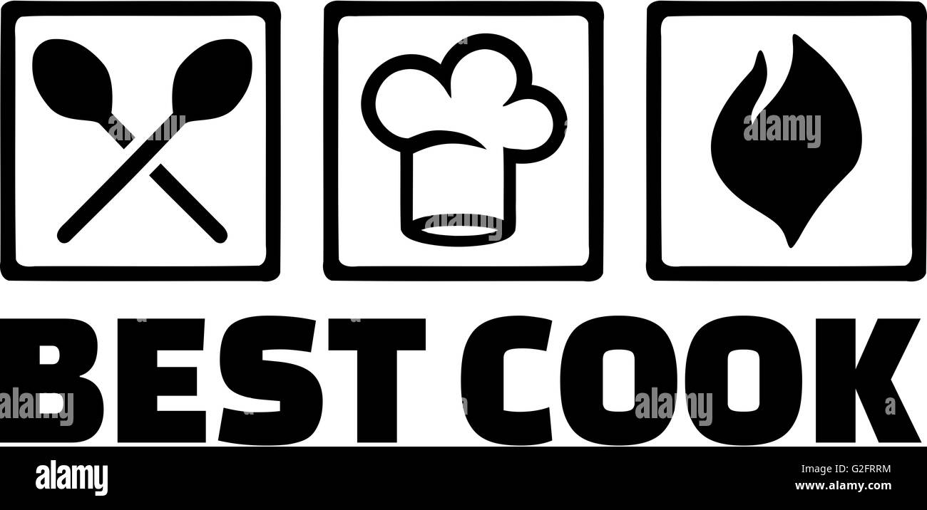 Best Cook Cooking Icons Kitchen Stock Photo - Alamy